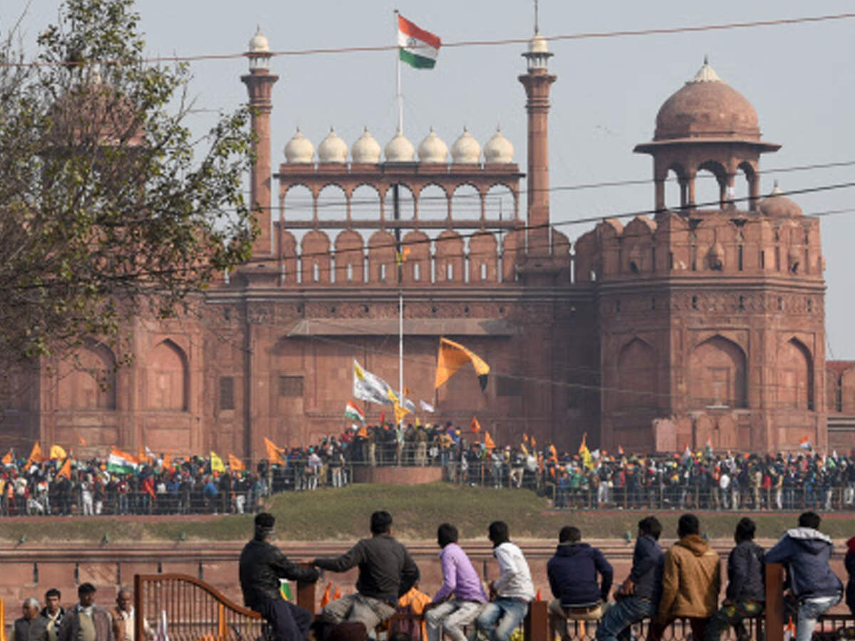 Indian Flag Hoisting At Red Fort
