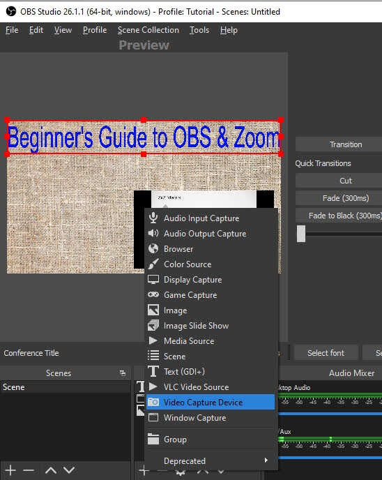 How to customize your Zoom video feed with OBS Studio