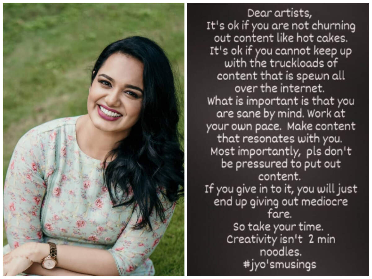 Jyotsna Radhakrishnan: Jyotsna Radhakrishnan: “Content creation has ...