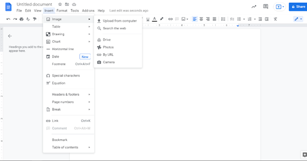 How to fix an Image’s position in Google Docs