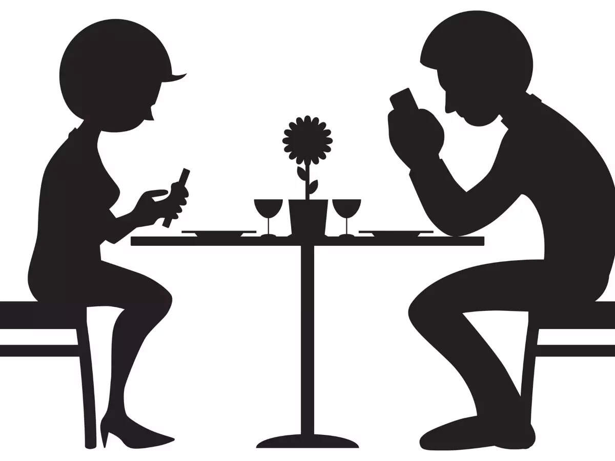 People Dining Silhouette