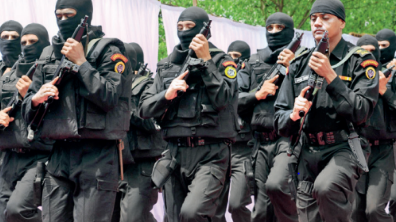 Indian Black Cat Commandos Training