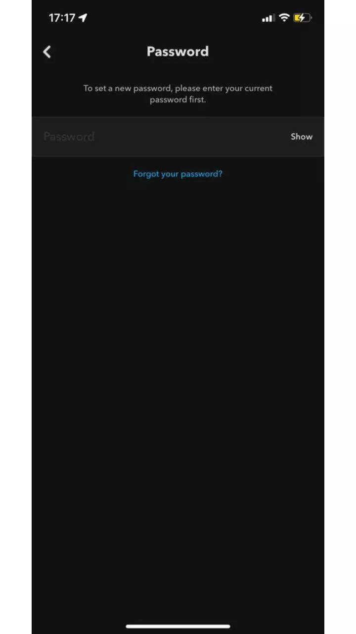 Snapchat: How to change your Snapchat password