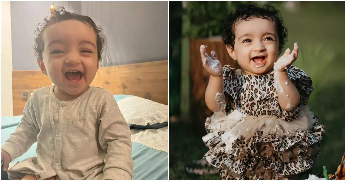 In pics: Celeb kid Nila's cute smile will melt your hearts | Times of India
