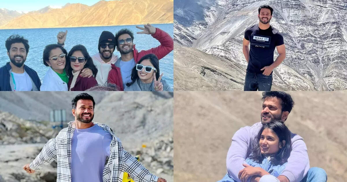 Agnisakshi actress Akarsh Byramudi's Ladakh trip with BFFs | Times of India
