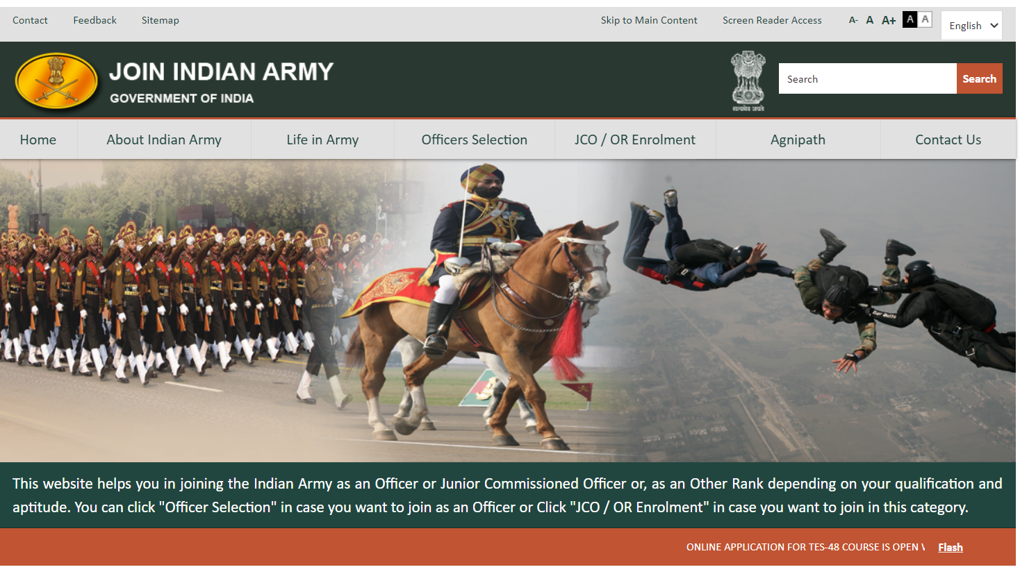 Join Indian Army 2022