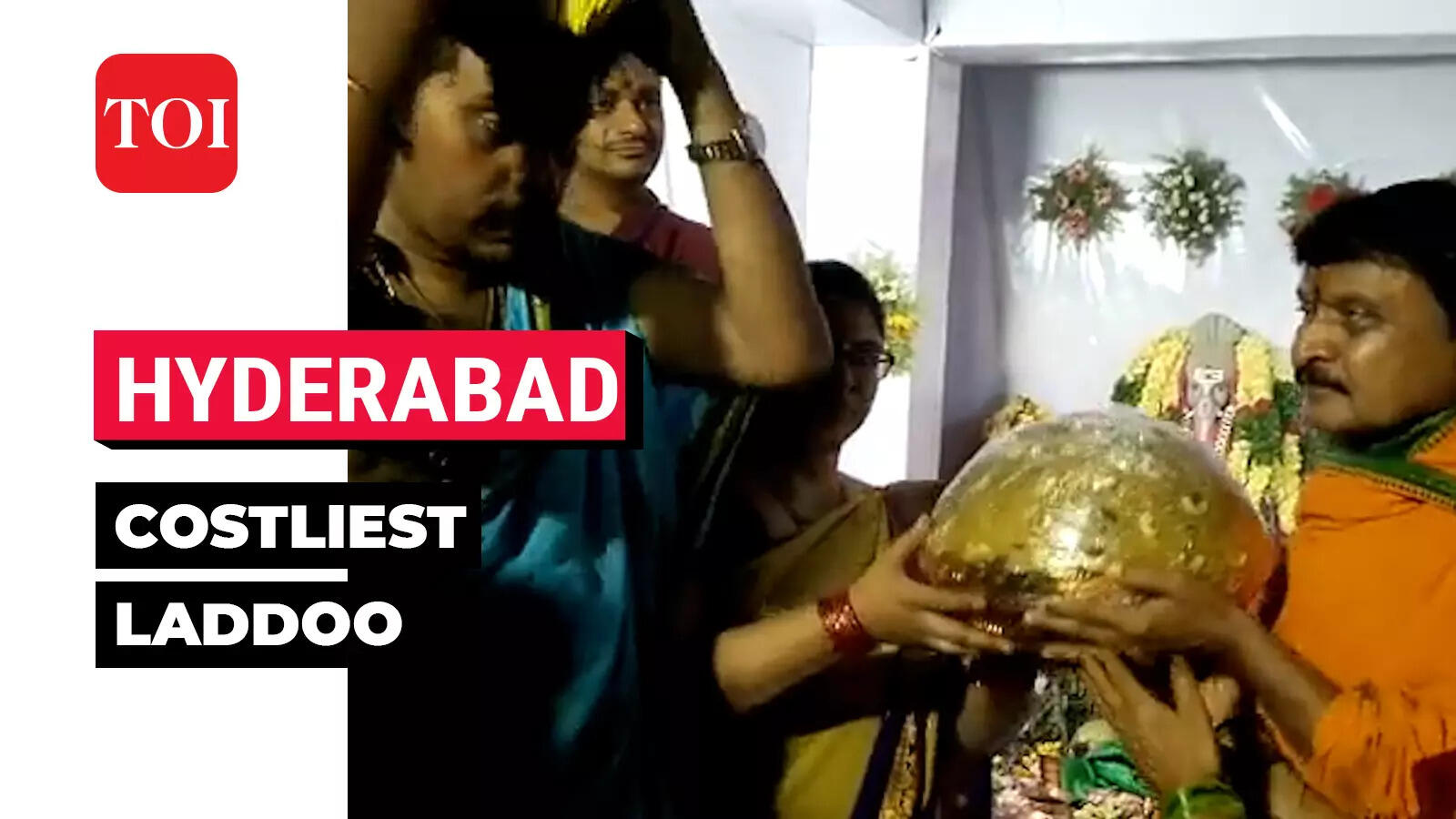 Hyderabad: Famous Alwal Maragatham Laksmi Ganapathy Laddu auctioned for ...