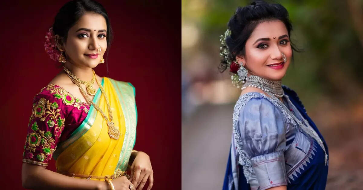 Jui Gadkari's traditional saree looks | Times of India