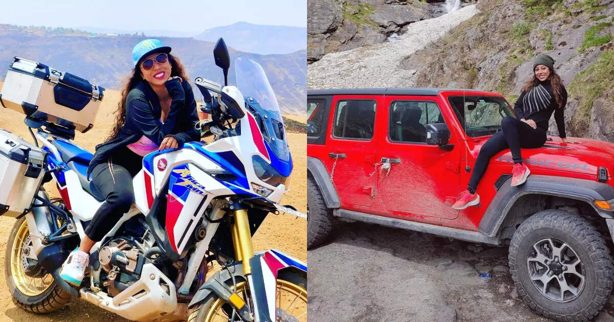 In Pics: Here's a look at Meenal Shah's love for swanky cars and bikes | Times of India