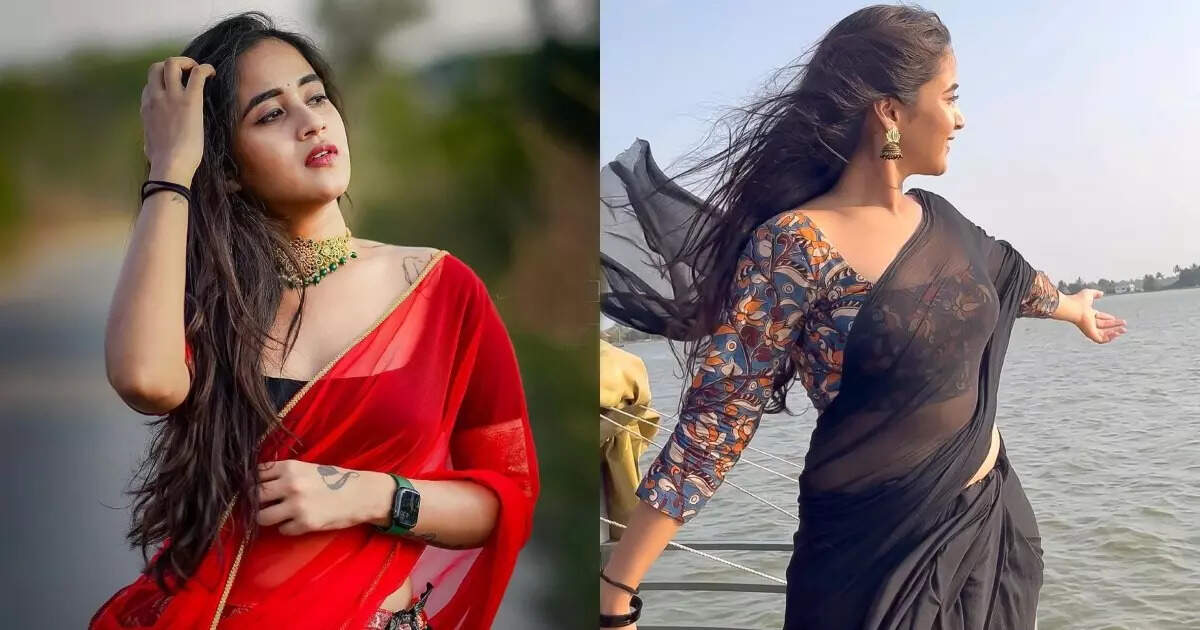 10 best saree looks of Deepthi Sunaina in 2022 | Times of India
