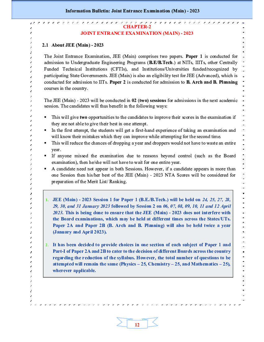 Jee Main 2023 Application Form Date And How To Submit Online