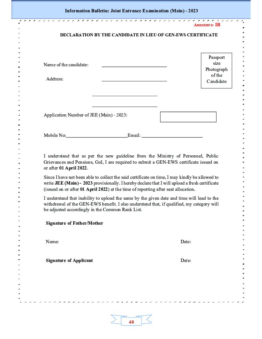 Jee Main 2023 Application Form Date And How To Submit Online