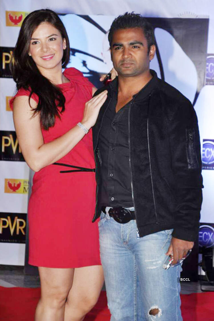 Urvashi Sharma Husband Shibani Kashyap At Sachin Joshi's Wedding