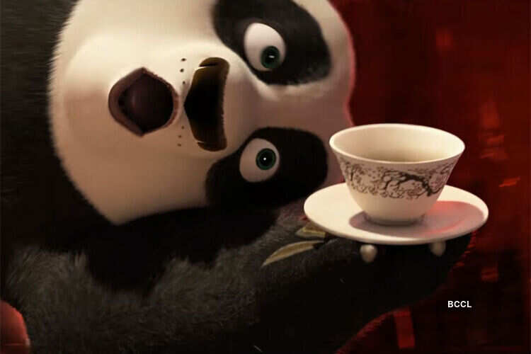 Kung Fu Panda Eating Noodles