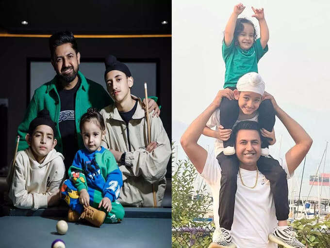 #FathersDay2023: Coolest pics of Gippy Grewal with his sons | The Times ...