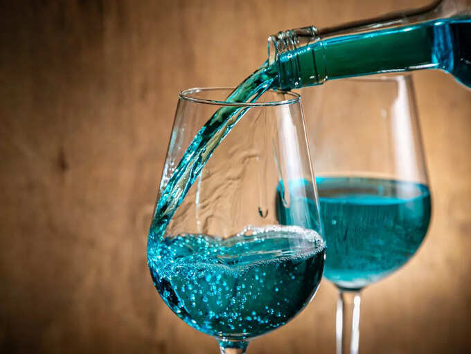 What is blue wine and how does it get its colour | The Times of India