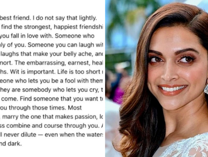 As Deepika Padukone says, 'Marry your best friend'; Here's a list of ...