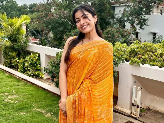 Top 5 showstopping saree looks of Rashmika Mandanna | The Times of India