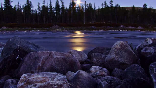 Countries that are experiencing only night during this time, World ...