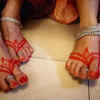 Significance of the beautiful tradition of applying alta on feet