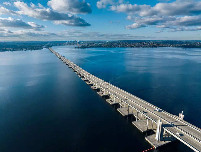 6 of the world's longest floating bridges | The Times of India