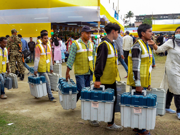 Polling officers climb hills, cross rivers as India gears up for world ...