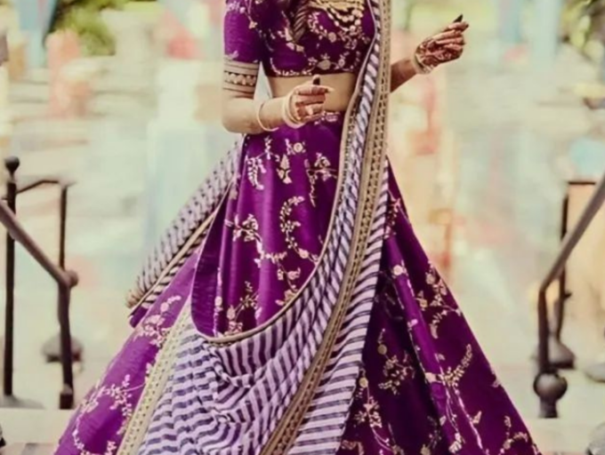 4 stylish ways to drape your lehenga | The Times of India