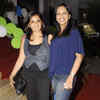 Monisha Khatwani and Mansi Verma during the launch of Tennis court