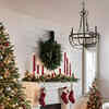 Christmas decorations at home store