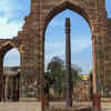 This 1,600-year-old rust-free iron pillar near Qutub Minar has left ...