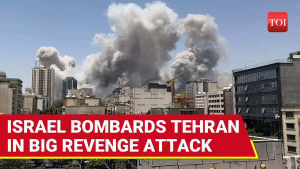 Shocking Scenes In Tehran After Israeli Attacks; Water Pipes Explode ...