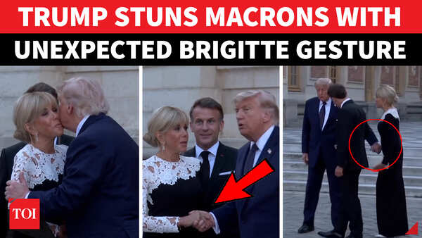 Macron's Wife Loses Balance, Holds Trump's Hand By Mistake? Dramatic G7 ...