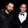 Mukul Dev and Nikhil Mehra during a party, celebrating the ...