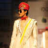 Jesse Randhawa walking the ramp during the Rajasthan Fashion Week 2012.