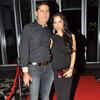 Sunil and Kiran Datwani in identical black during designer Maheka ...