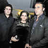 (L-R) Rahul, Esha and Rohit Rajpal at contemporary artist Gigi Scaria's ...
