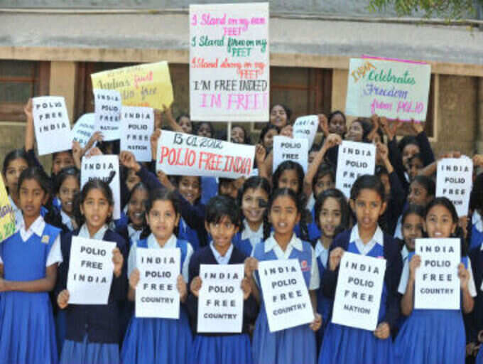 Pulse polio campaign to vaccinate 70L children | The Times of India