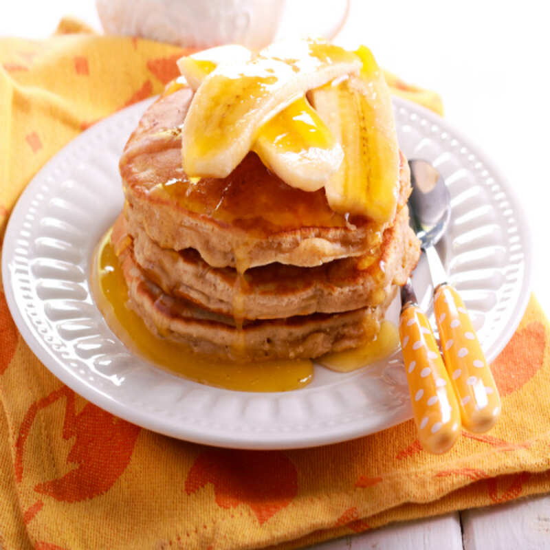 Eggless banana pancakes store