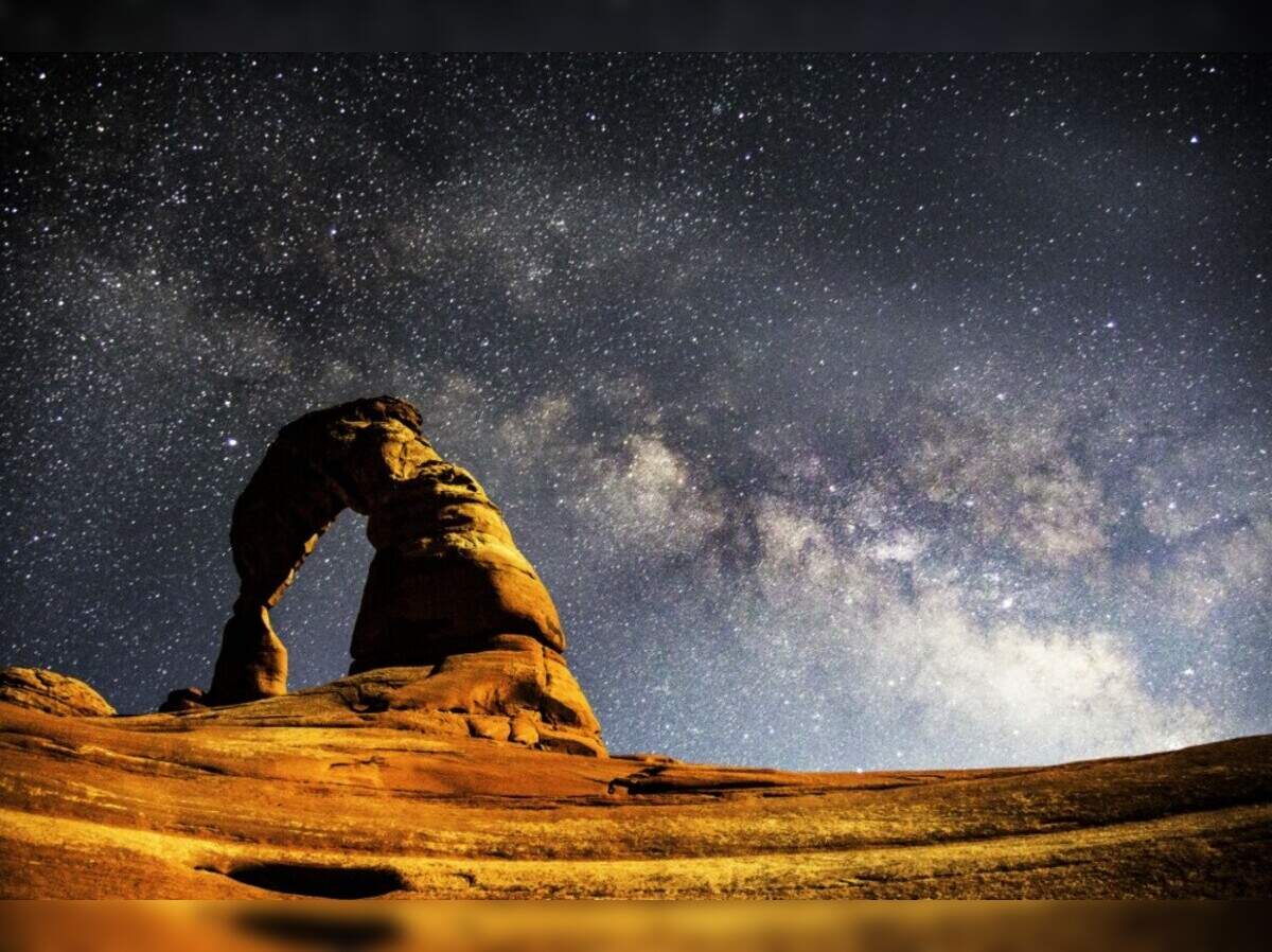 Night Sky Arches National Park Wallpaper The Sky Stars Night Utah