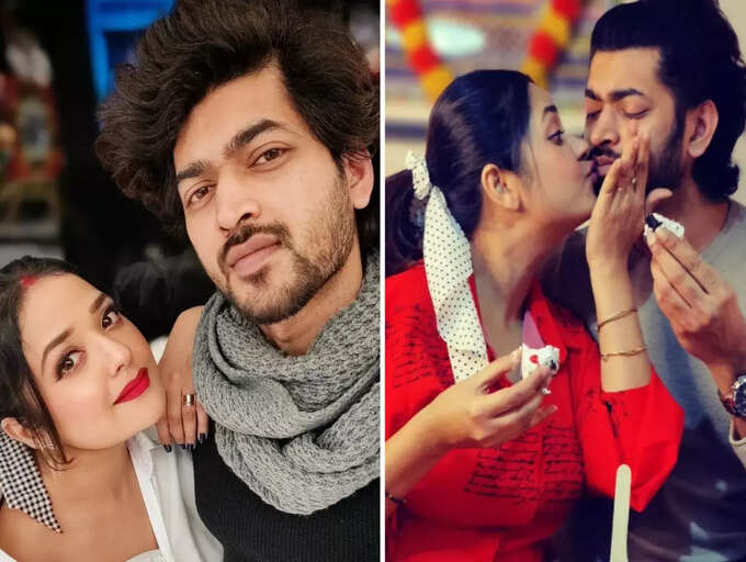 Mimi Dutta and Om Sahani enjoy romantic moments; see mushy pics | The ...