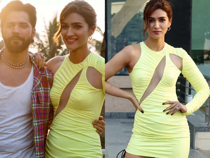 Kriti Sanon's bold cut-out dress leaves us swooning | The Times of India