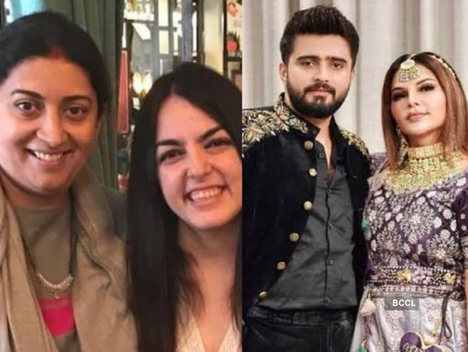 From Smriti Irani's daughter Shanelle Irani's royal wedding to Rakhi Sawant filing a cheating ...