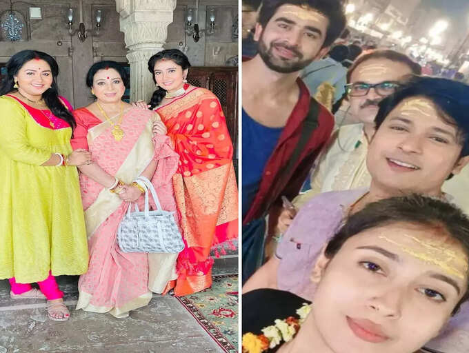 Pics from team Sohag Chand’s outdoor shoot in Varanasi | The Times of India