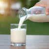 Why should you avoid stepping out immediately after drinking milk?