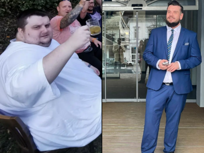 Weight loss story: German man loses over 159 kg after changing diet and ...