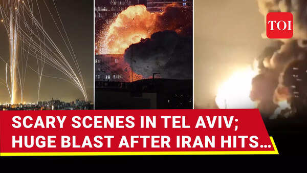 Shocking Scenes In Tehran After Israeli Attacks; Water Pipes Explode ...