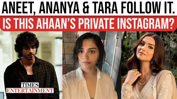 Throwback: Ahaan Panday Denied Connection to Chunky Panday—Now That’s ...