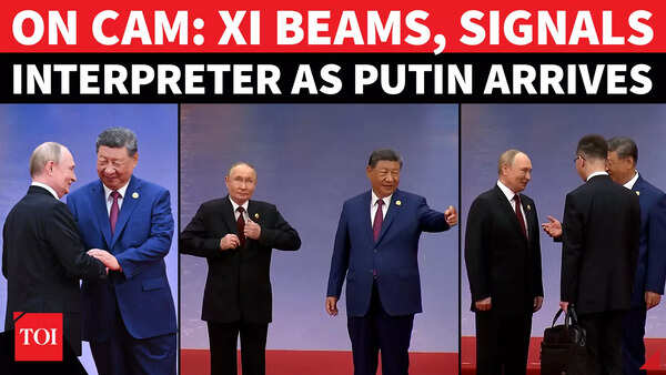 Xi’s ‘Happy Handshake’ With ‘New Friend’ At SCO Meet After Putin; Watch ...