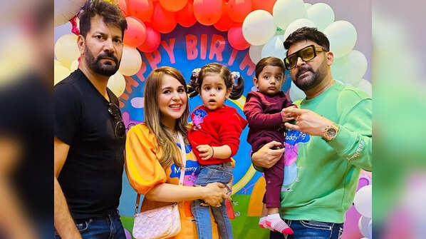 Kapil Sharma Family Photos: Kapil Sharma, wife Ginni celebrate son ...