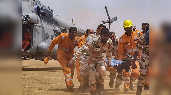 44-hour ordeal: Photos of Jharkhand ropeway rescue operation